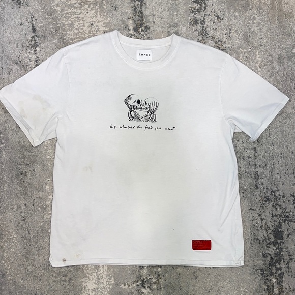 CHNGE | Tops | Chge Kiss Who Whoever The Fuk You Want Tshirt | Poshmark